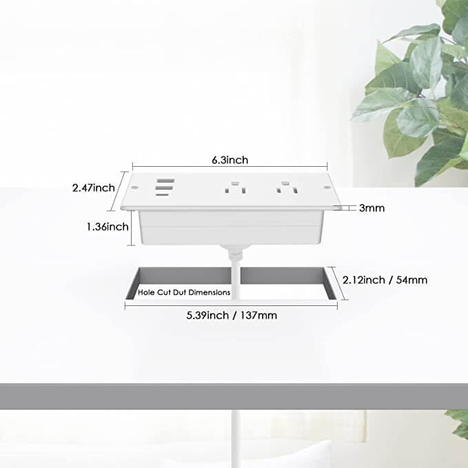 Multimo Furniture Power Center USB