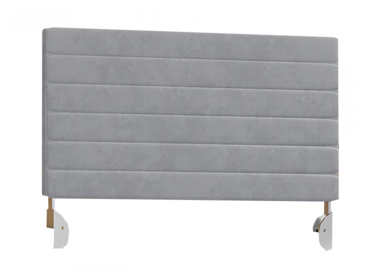 Foldable headboard with fabric cover Twin