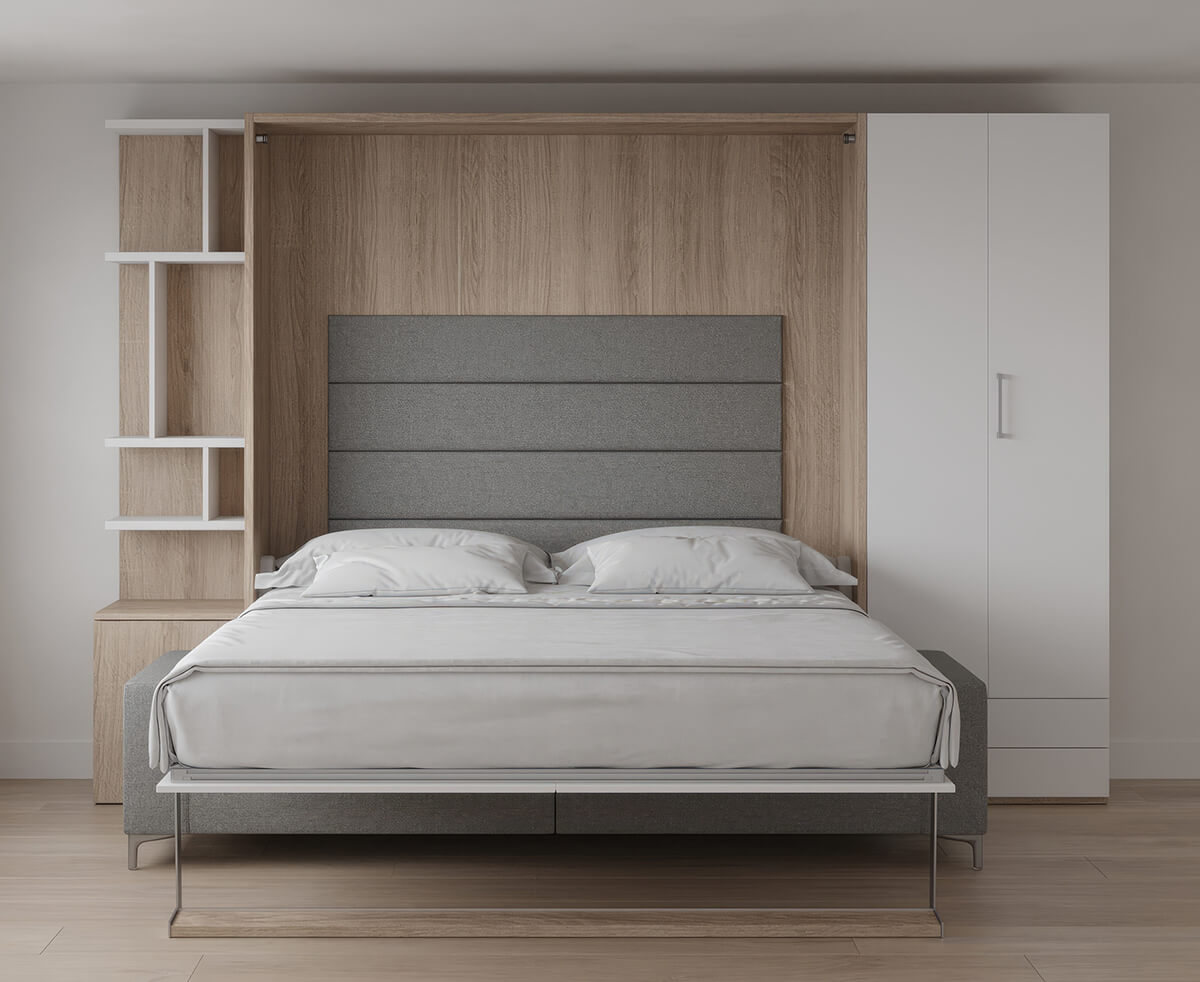 King Murphy Bed With Couch