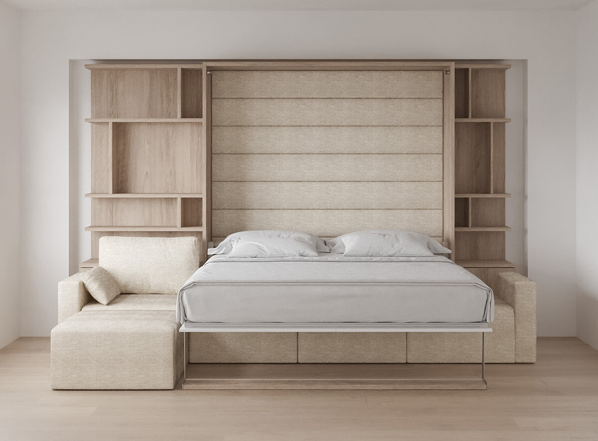 King Murphy Bed With Couch